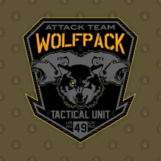 Wolfpack Tactical Unit - Neightwolf49 - T-Shirt | TeePublic