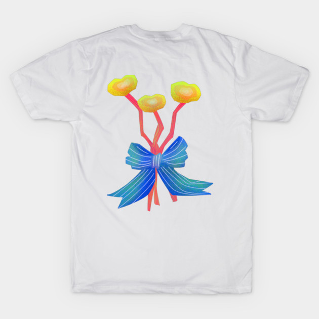 Layered Floral Harmony - Ranunculus Bouquet - T-Shirt | TeePublic
