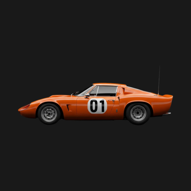 Orange Race Car '01' - Orange Race Car 01 - T-Shirt | TeePublic