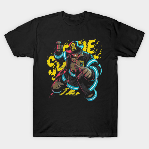 Shinra Kusakabe Fire Force Fan Art - Shinra Kusakabe - T-Shirt | TeePublic