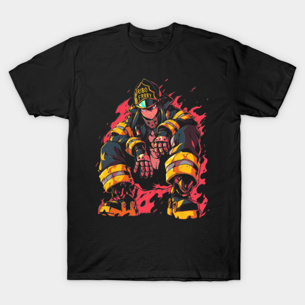Shinra Kusakabe Fire Force Fan Art - Shinra Kusakabe - T-Shirt | TeePublic