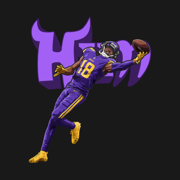 Jefferson Minnesota Football Star Player - Justin Jefferson - T-Shirt ...