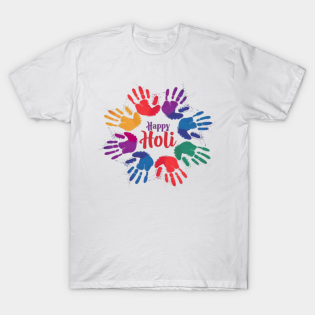 Happy Holi Hindu Festival 2026 - Happy Holi - T-Shirt | TeePublic