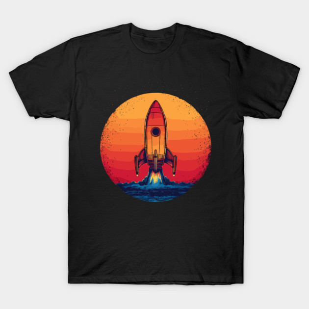 rocket of space 1 - Rocket Of Space - T-Shirt | TeePublic