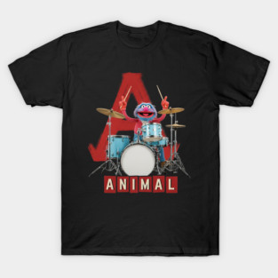 animal muppet drumming