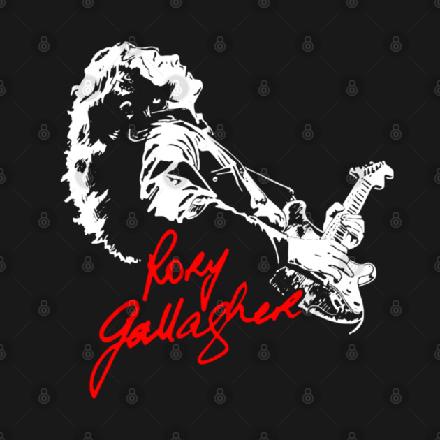 Signature Old Guitarst - Vintage Guitar Player - T-Shirt | TeePublic