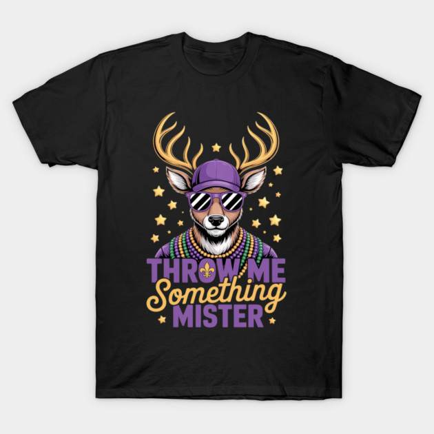 Throw Me Something Mister Buck Deer Mardi Gras Hunting Boys - Throw Me ...