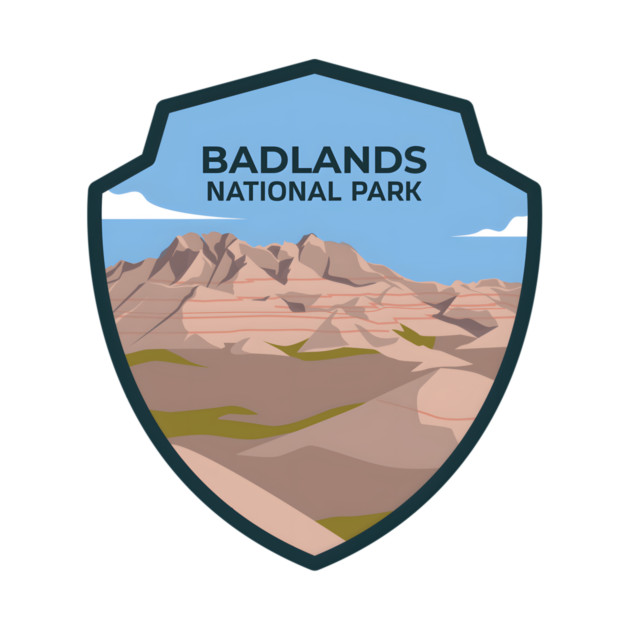 Badlands National Park - Badlands National Park - T-Shirt | TeePublic