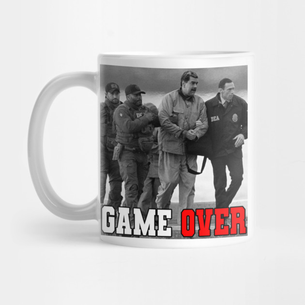 Maduro Captured Game Over - Venezuela Libre 2026 - Maduro - Mug | TeePublic