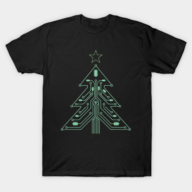 PCB Christmas Tree Circuitry Electronics Engineer Tech Hardware Art ...