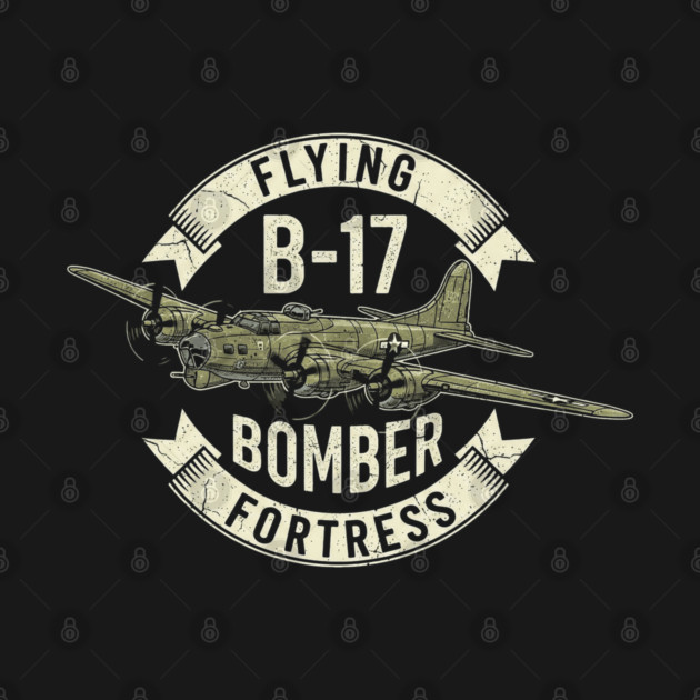 B-17 Flying Fortress WWII Military Bomber Vintage Aviation Aircraft - B ...