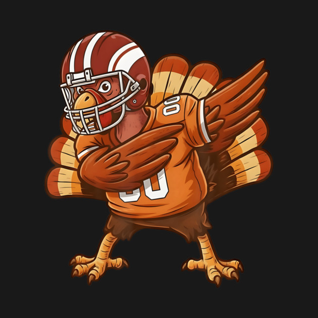 Turkey Football Thanksgiving Touchdown Humor - Funny Football Turkey ...
