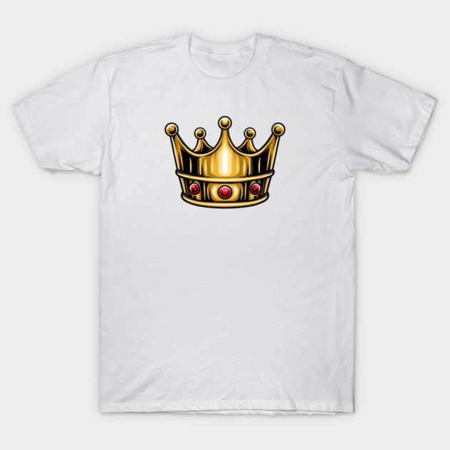 Crown King Cartoon Drawing - Kings - T-Shirt | TeePublic