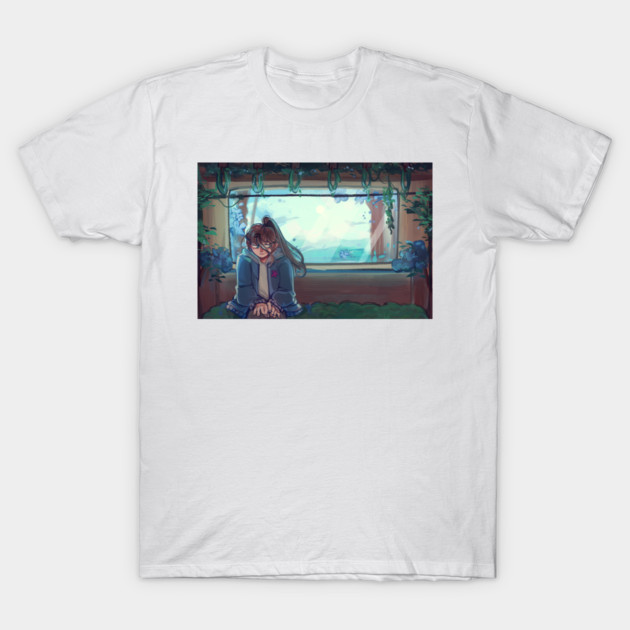 GIRL ON TRAIN ART - Arts - T-Shirt | TeePublic