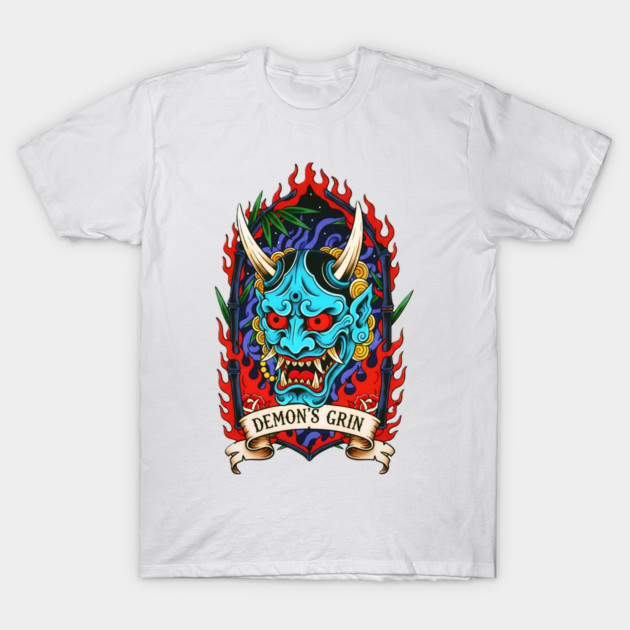 DEMON'S GRIN Blue Oni - Demons Grin Blue Oni - T-Shirt | TeePublic