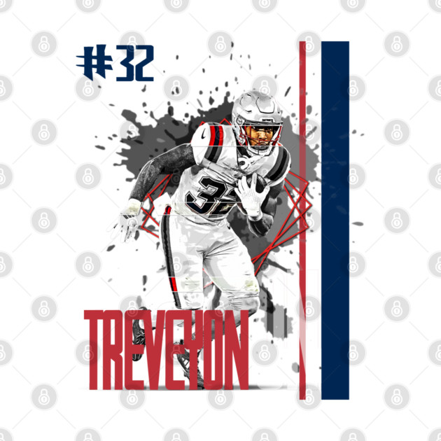 TreVeyon Henderson football Player Patriots - Treveyon Henderson - T ...