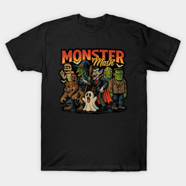 Scary Monster Mash-Inspired - Retro Monster Mash - T-Shirt | TeePublic