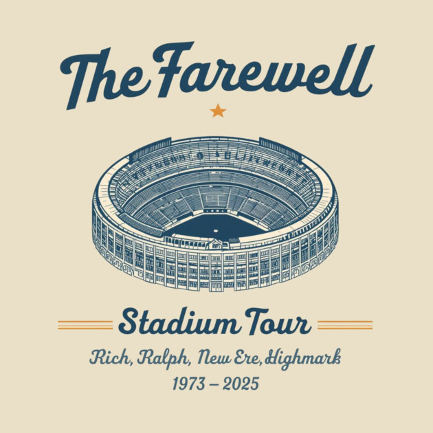 Farewell Stadium Tour Graphic - Stadium - T-Shirt | TeePublic