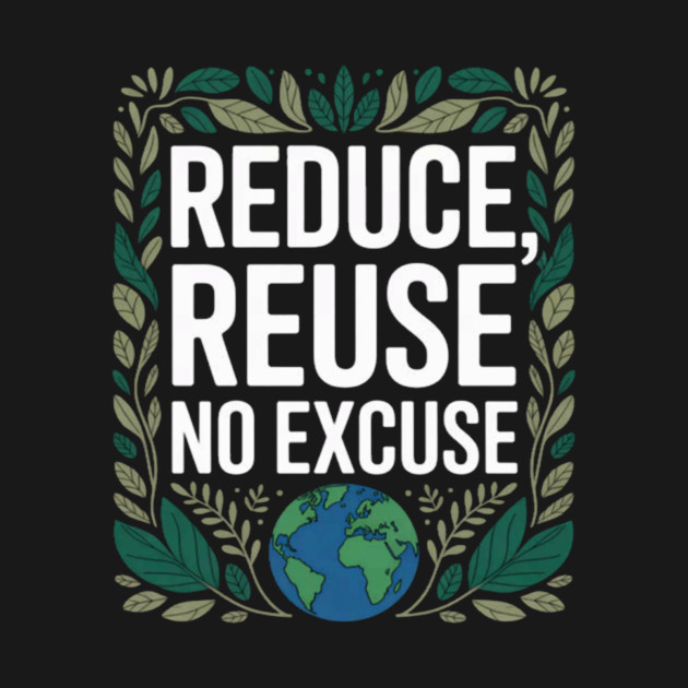 Earth Day Reduce Reuse No Excuse Environmental Consciousness - Earth ...