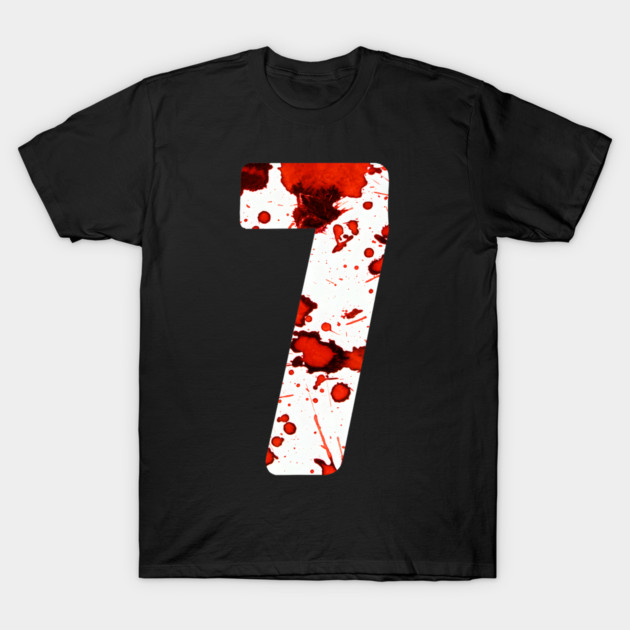 Fun Six Seven 6 7 Halloween Horror Blood - Couples Halloween Horror - T ...