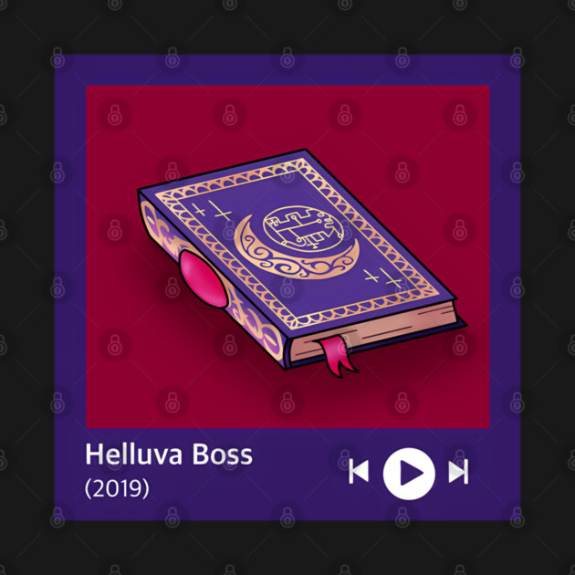 Helluva Grimoire Spotify Cover Image - Helluva Boss - T-Shirt | TeePublic