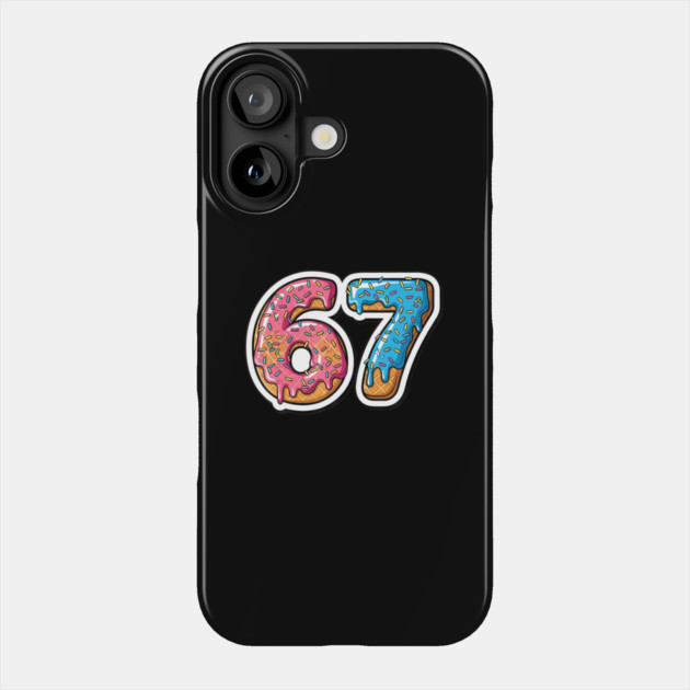 Six Seven Ice Cream Drip Sports 67 Number - Funny Number Meme - Phone ...