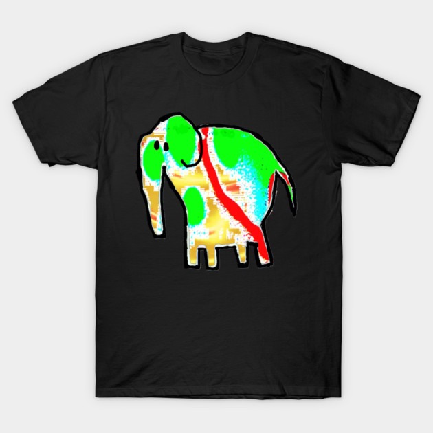 Punk Graffiti Elephant - Elephant - T-Shirt | TeePublic