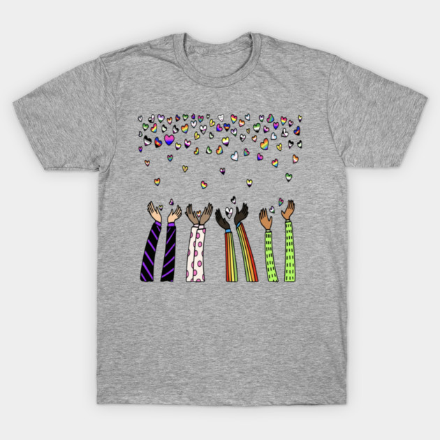 Hands of Pride - Pride - T-Shirt | TeePublic
