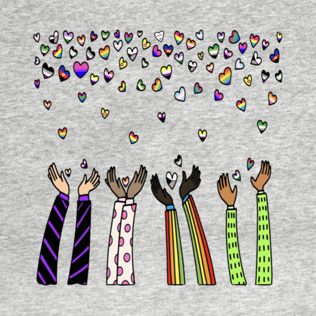 Hands of Pride - Pride - T-Shirt | TeePublic
