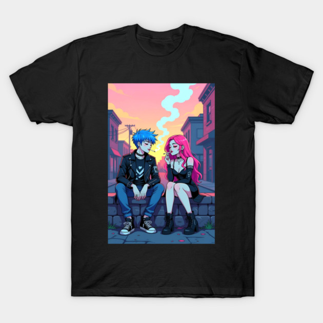 EMO COUPLE AESTHETIC GRUNGE - Emo - T-Shirt | TeePublic