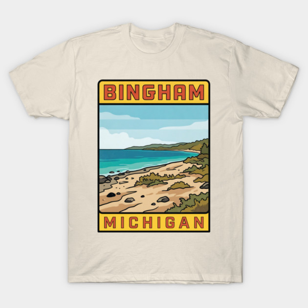 Bingham Michigan - Vintage Lee Point Design - Bingham Michigan - T ...