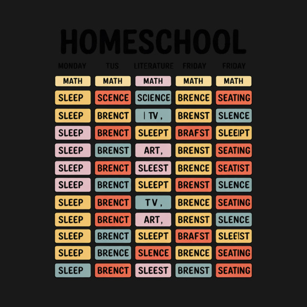 Homeschool Schedule - Study In Home Homeschool - Homeschool Schedule ...