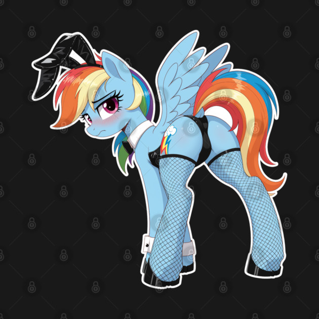 Bunny Suit My Little Pony - Rainbow Dash - Rainbow Dash - T-Shirt ...