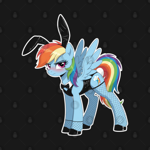 Bunny Suit My Little Pony - Rainbow Dash - Rainbow Dash - T-Shirt ...