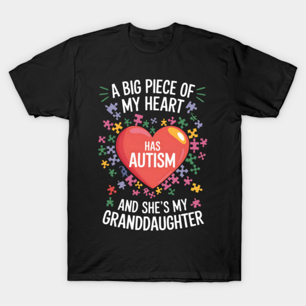 A Big Piece Of My Heart Has Autism She's My Granddaughter - Autism - T ...