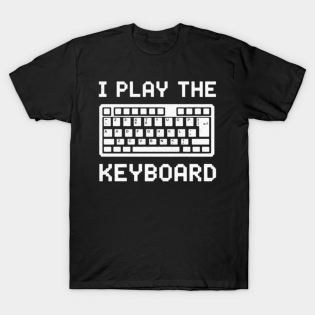 Retro I Play the Keyboard Outfit - Pixel Musician Electronic Keyboard ...