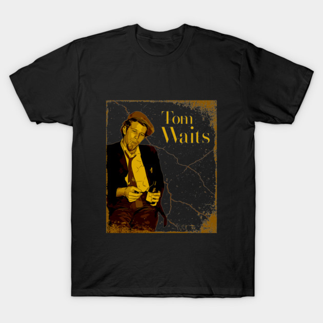 Tom Waits 70s - Tom Waits - T-Shirt | TeePublic