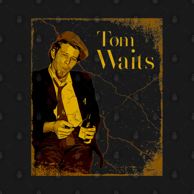 Tom Waits 70s - Tom Waits - T-Shirt | TeePublic