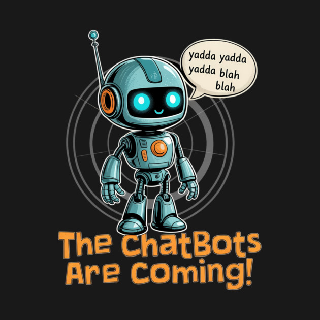 The Chatbots Are Coming Funny Ai Robot Tech Sarcastic Humor - Funny Ai ...