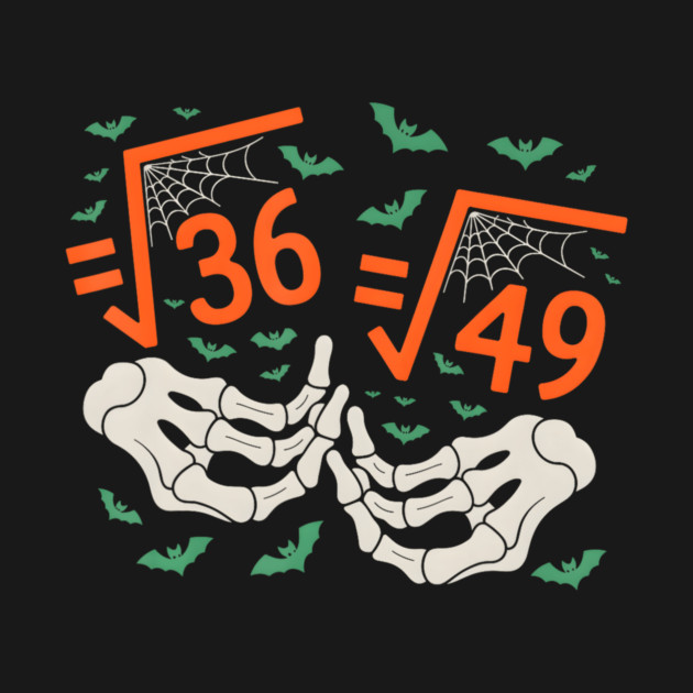 6 7 Halloween Math Square Root 67 Gen Alpha Six Seven - Halloween Math ...
