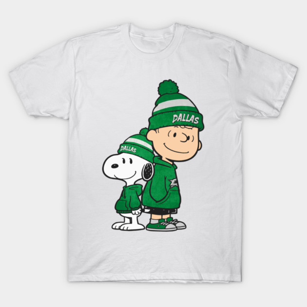 Charlie Brown Dallas Ice Hockey - Dallas Stars - T-Shirt | TeePublic