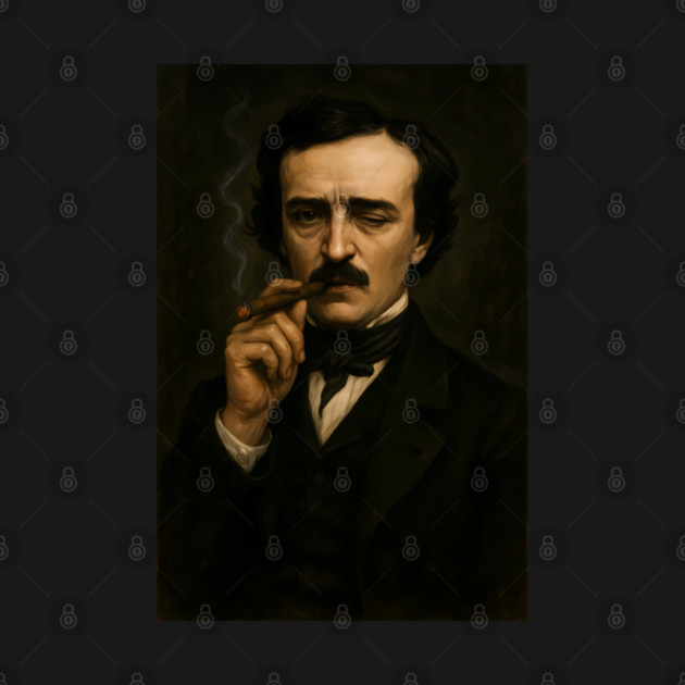 Edgar Allan Poe Cigar – Dark Romantic Smoke Art - Edgar Allan Poe - T ...