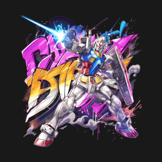 RX-78-2 Gundam Hero Pose - Rx 78 2 Gundam - T-Shirt | TeePublic