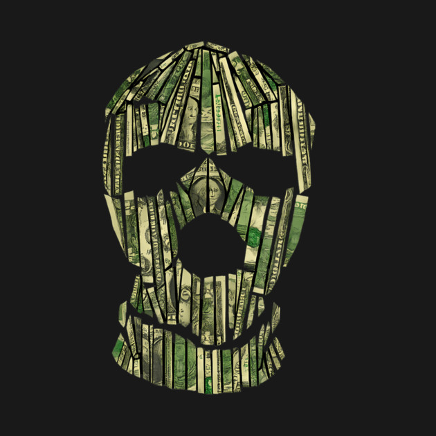 Money Ski dollar Ski balaclava Dollar Bills - Unique Money Mask - T ...