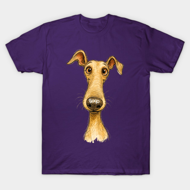 Dog Nose Boop Boop Greyhound Galgo - Boop - T-Shirt | TeePublic
