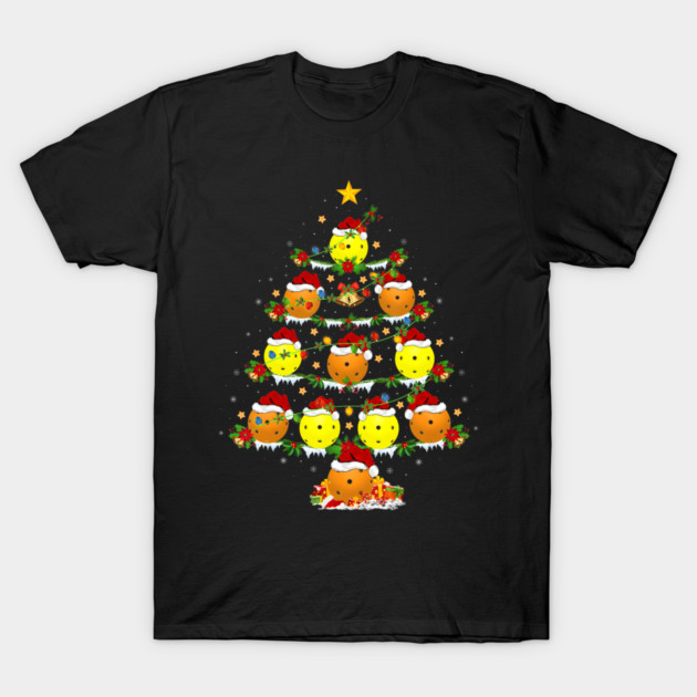 Pickleball Tree Lights Sports Player - Pickleball Christmas Tree - T ...