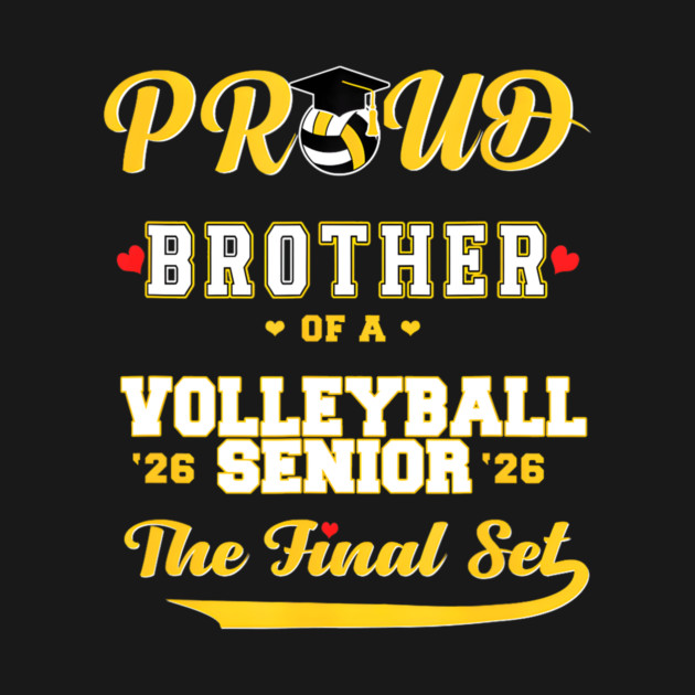Family '26 Graduation Volleyball Player Brother - Family Graduation ...