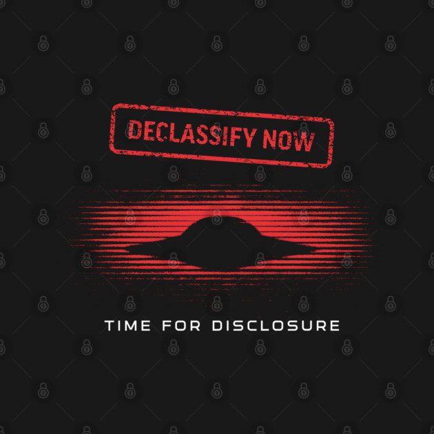 Declassify UFO Red Glitch Disclosure Design - Ufo Declassification - T ...