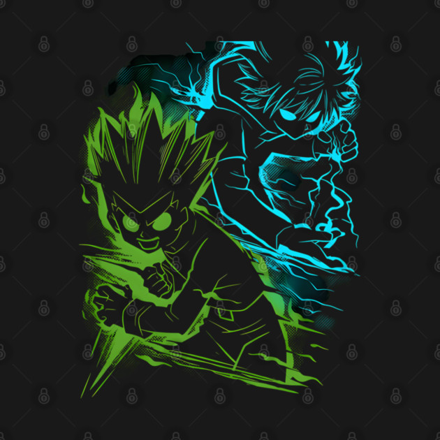 ua X Gon - Killua Gon Anime - T-Shirt | TeePublic