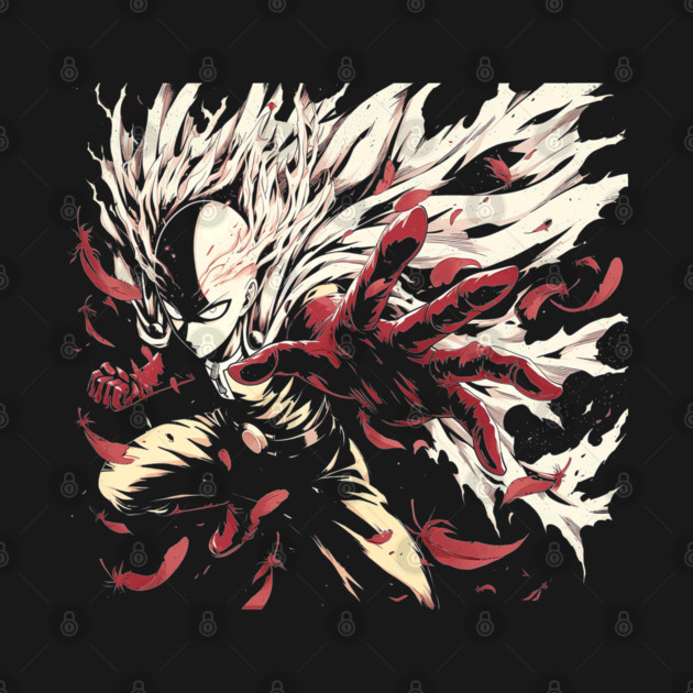 Saitama One Punch Man Fan Art - Saitama - T-Shirt | TeePublic